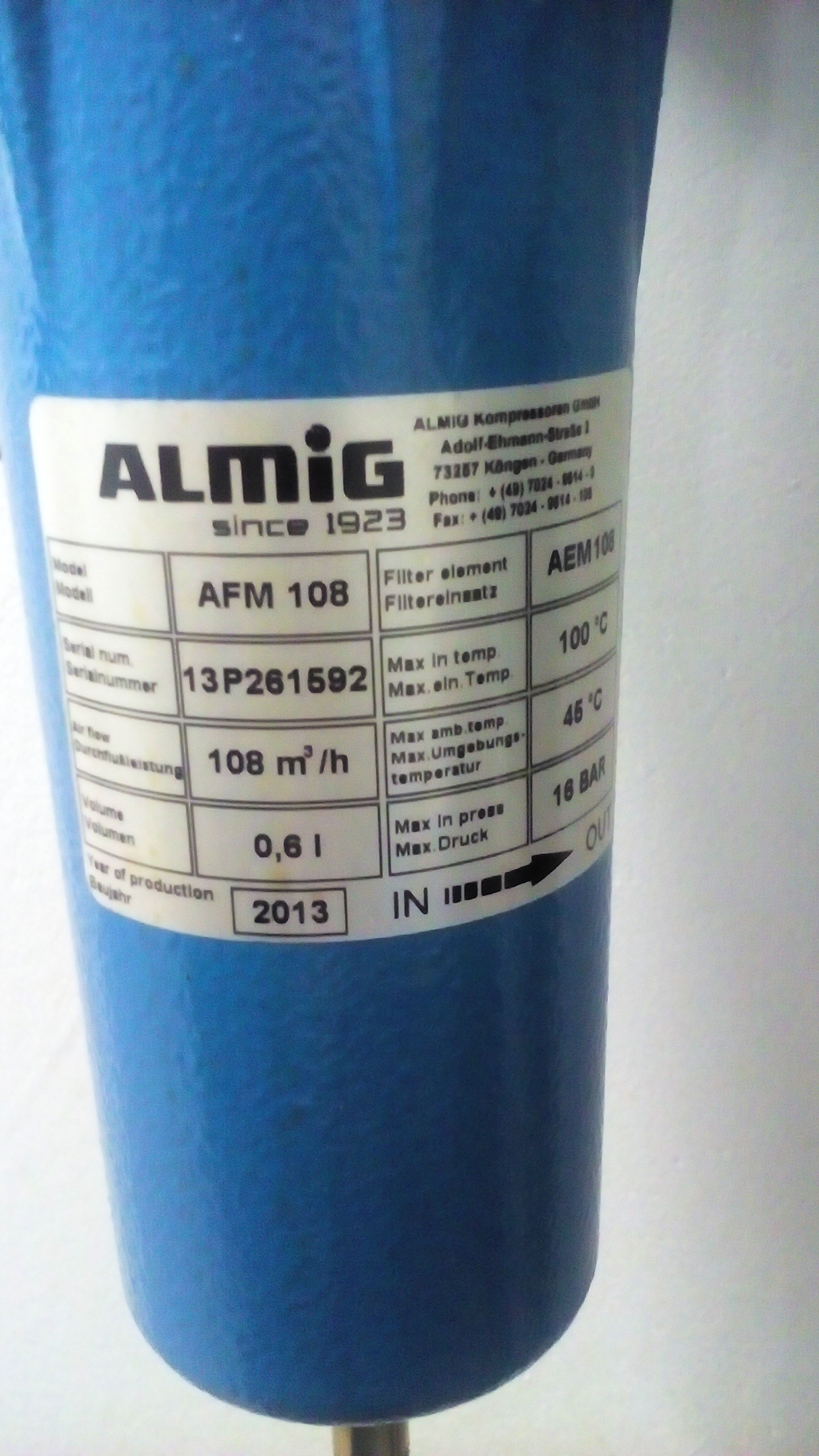 Фильтры сжатого воздуха Almig SF, PF, HF, UF и CF ⋆ Блог Алмиг