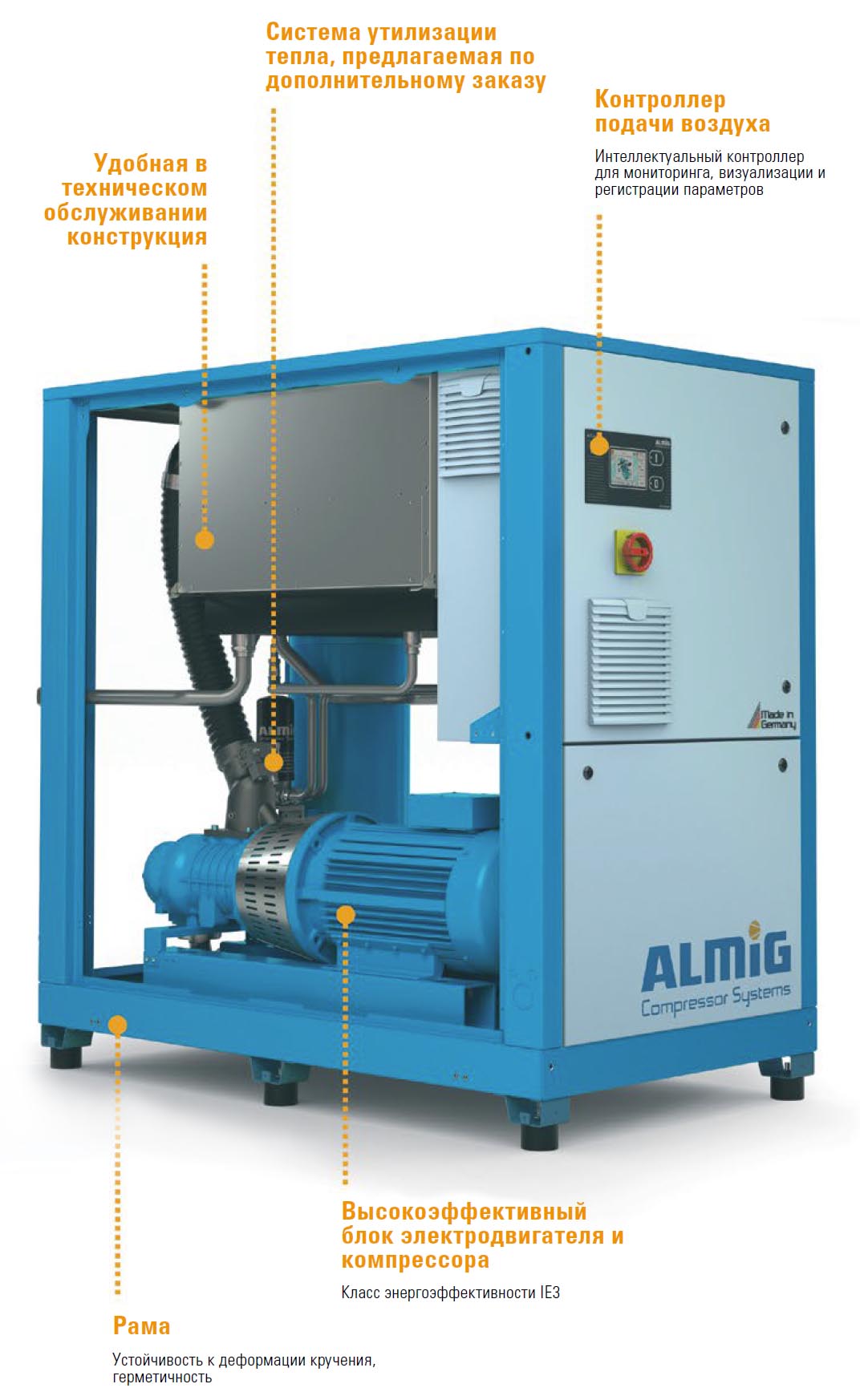 Винтовые компрессоры Almig V-Drive и V-Drive T ⋆ Блог Алмиг